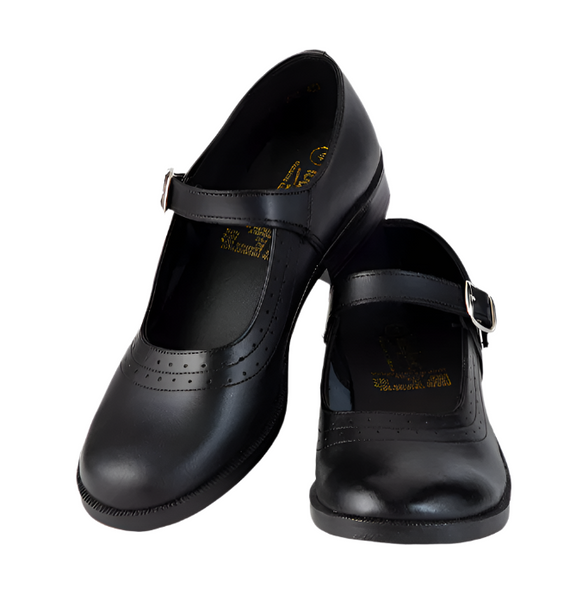 Toughees Gold Pearl Ladies One Bar School Shoes - Black – Toughees SA ...